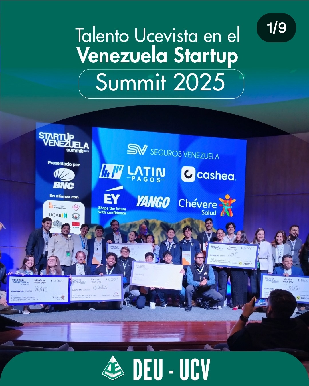 Estudiantes ucevistas destacaron en el «Venezuela Startup Summit 2025 ...